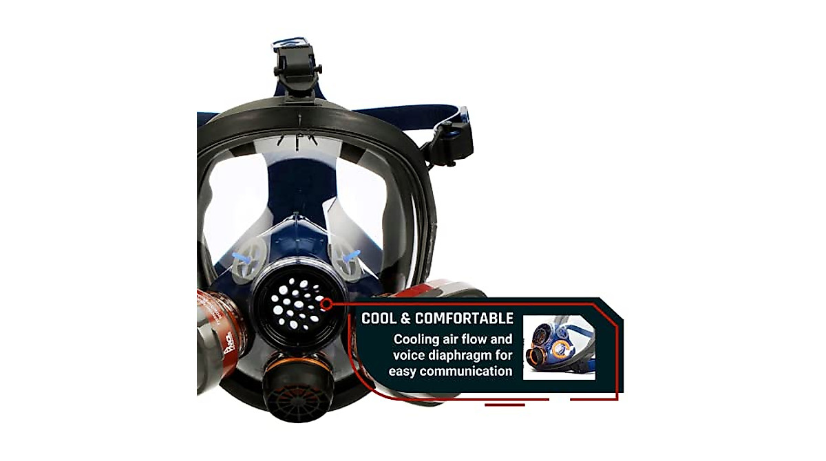 Parcil Distribution PD-101 Full Face Respirator