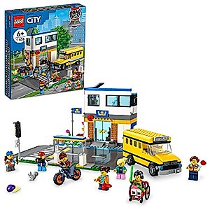 LEGO City School Day 60329 Building Kit; Toy School Playset with 2 City TV Characters, for Kids Aged 6 and up (433 Pieces)