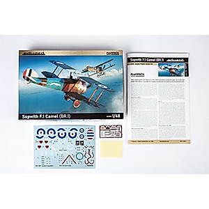 Eduard EDU82171 1/48 Profile Pack British Air Force Soppy F.1 Camel, BR.1 Engine, Plastic Model