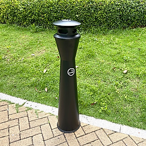 RDUIGT Trash Ash Receptacle Outdoor with Removable Inner Barrel, Stand up Trash Can, 43.3" Height,Movable Ash Bin Container for Home Outside Pool Backyard Office Hotel