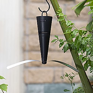 Navaris Electronic Table Fan (Set of 2) - Outdoor and Indoor Fan to Place Next to Food - Tabletop Fans to Eat Meals Outside - Battery Powered or USB