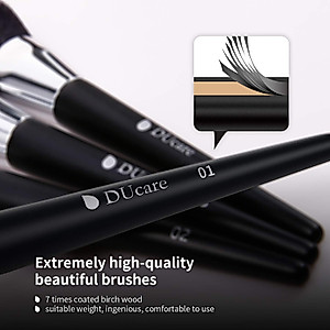 DUcare Makeup Brushes Professional 32Pcs Make up Brushes Set Premium Synthetic Kabuki Foundation Blending Brush Face Powder Blush Concealers Eye Shadows
