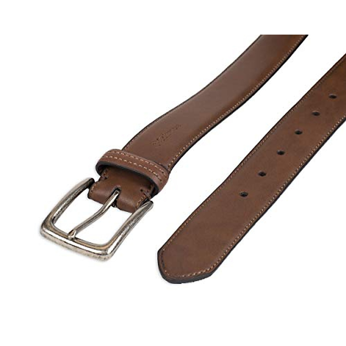 Columbia Men's Trinity Logo Belt-Casual Dress with Single Prong Buckle for Jeans Khakis