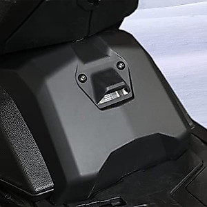 A & UTV PRO Snowmobile Low Profile Battery Compartment Cover Compatible with Ski-Doo Rev Gen4 Freeride Summit Accessories, Replace OEM # 860201505, Black, 1PCS
