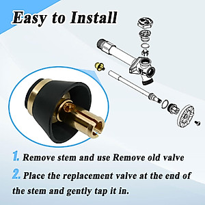 Ebrmeiwo PK2016 420 Series Springless Check Assembly, CHK Valve, Replacement Part for Frost-Proof Wall Hydrant Stem Assembly