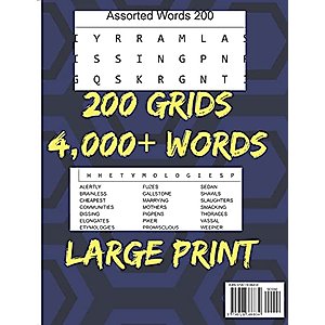 Jumbo Wordsearch for Seniors: 200 Stimulating Puzzles in Large Print Volume Two (JUMBO Word Search for Seniors: 200 LARGE PRINT Grids in Each Volume ... Fascinating and Stimulating Words to Find.)