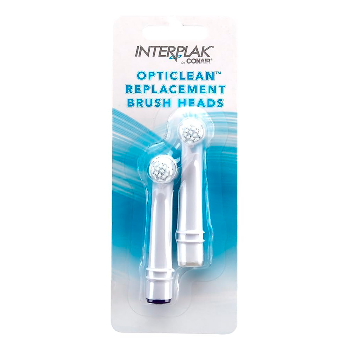 Interplak RBG3 OptiClean Replacement Power Plaque Remover Brush Head (Pack of 2)