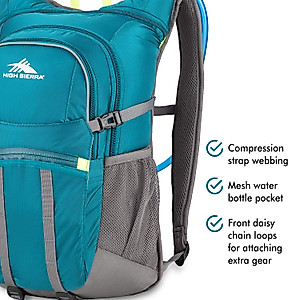 High Sierra HydraHike 20-Liter Hydration Backpack - Hydration Pack with 2-Liter Water Bladder - Ideal as Bike Hydration Pack, Hiking Hydration Pack, Running Hydration Pack