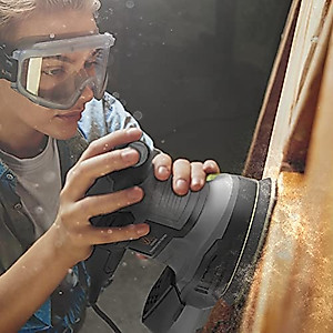 3 Amp Orbital Sander, KEKOY 6 Speeds Random Orbit Sander, 5” Electric Sander Kit with 12pcs Sandpapers, Dust Collector and Vacuum Adapter, Ideal Sanders for Woodworking