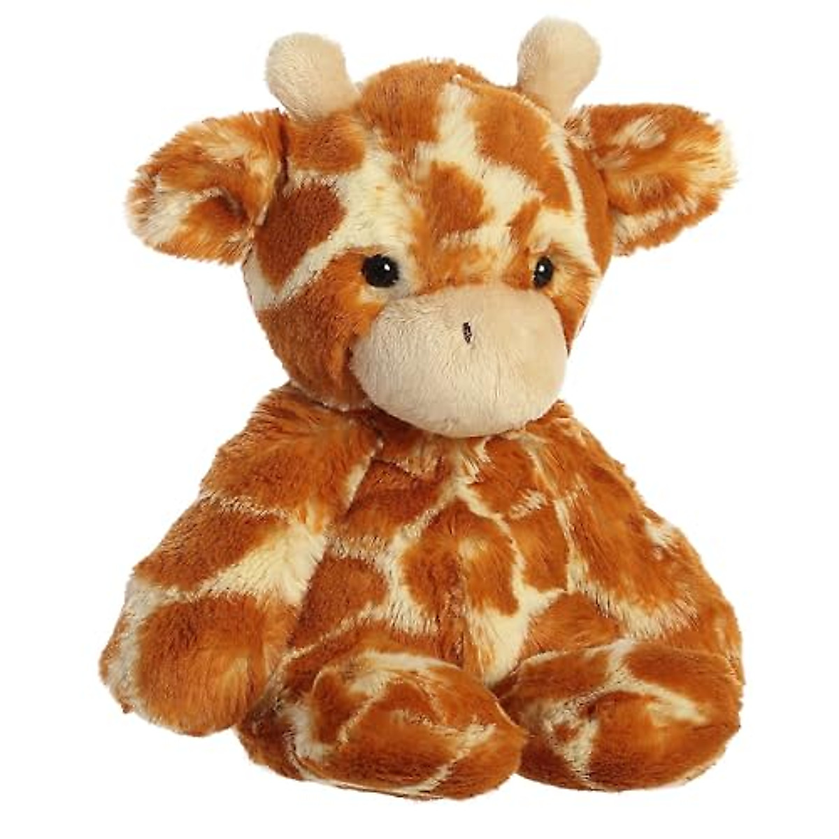 Aurora® Snuggly Sweet & Softer™ Giraffe Stuffed Animal - Comforting Companion - Imaginative Play - Brown 9 Inches