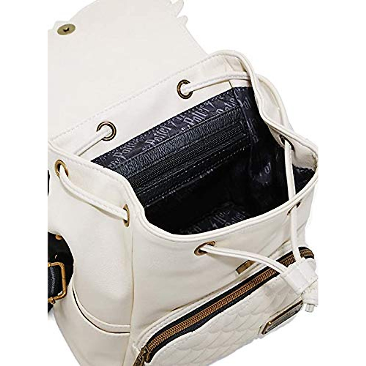 Loungefly Harry Potter Hedwig Faux Leather Mini Backpack Standard, Beige