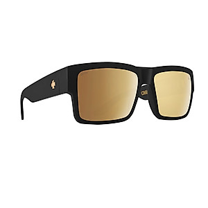 Spy Optic Cyrus Sunglasses - Soft Matte Black Bronze Happy