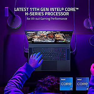 Razer Blade 15 Gaming Laptop: NVIDIA GeForce RTX 3080-11th Gen Intel 8-Core i7 CPU - 15.6” QHD 165Hz - 32GB RAM - 1TB SSD - CNC Aluminum - Chroma RGB - THX Spatial Audio - Thunderbolt 3