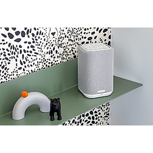 Denon Home 150 Wireless Smart Speaker – Compact Design, Wi-Fi & Bluetooth, HEOS Built-in, Alexa Built-in, Siri & AirPlay 2, Spotify Connect, Multi-Room Support, White