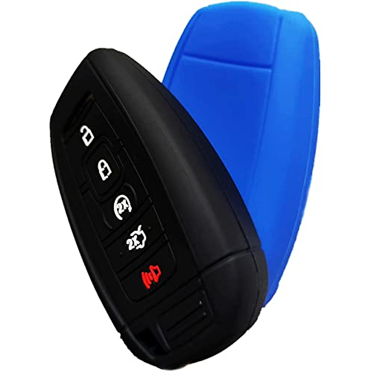 HEARTMEET Smart Key Fob Cover Case Protector Keyless Remote Holder for 2017-2021 Lincoln MKC MKZ MKX Continental Navigator Nautilus