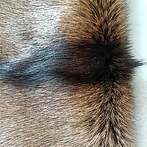 Real Antelope Goat Hide Fur Skin Pelt Fur Sheepskin Leather Fur Skin Clothing Accessories 1pcs (Approx 16"X20")