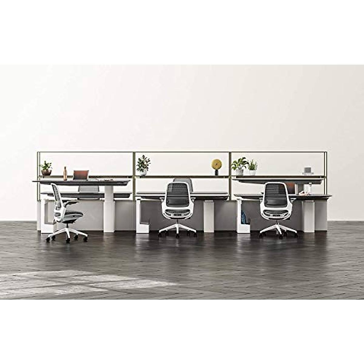 Steelcase Series 1 Office Chair - Ergonomic Work Chair with Wheels for Carpet - Helps Support Productivity - Weight-Activated Controls, Back Supports & Arm Support - Easy Assembly - Wasabi