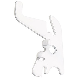 Wall Control Pegboard Standard Slotted Hook Pack - Slotted Metal Pegboard Hooks for Wall Control Pegboard and Slotted Tool Board – White