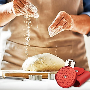 XINBADA Bread Lame Dough Scoring Tool -Ufo Aluminum alloy Material Lame Bread Tool with 5 Blades & Leather Storage Bag, Perfect for Bakin Sourdough Scoring Tool