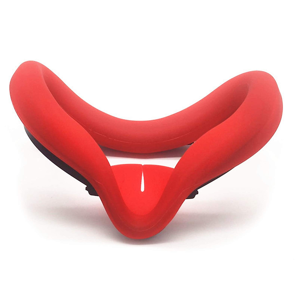 Silicone Cover Eye Pad for Oculu Quet 2 VR Headset,Face Cushion Pad Replacement for Oculus Quest 2 Headset Sweatproof Lightproof, Washable Face Pad VR Accessories(Blue+Res)