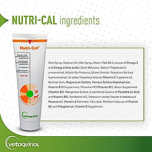 Vetoquinol Nutri-Cal 4.25 Oz - High Calorie Supplement for Cats and Dogs
