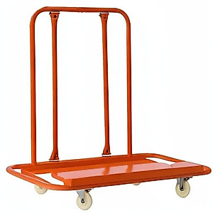 Drywall Cart Drywall Sheet Carts Heavy Duty Plasterboard Trolley w/Four Wheels Service Dolly for Handling Sheetrock Sheet Panel Trolley Plate Dollies Panel Truck,2200lbs Load