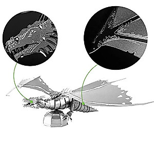 Fascinations Metal Earth Harry Potter Gringotts Dragon 3D Metal Model Kit