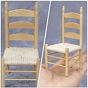 Decoraciones para Salas De Casa DIY Chair Model Doll House Decor Mini House Micro Landscape Chair Shape Decor Jewelry Accessories