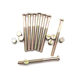 M8 x 90mm Bed Bolt Crib Screws, Futon Screws, binifiMux 8 Set Zinc Plated Hex Drive Socket Cap Furniture Barrel Screws Bolt Nuts