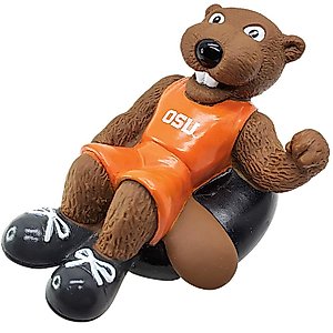 Rubber Tubbers Oregon State Beavers (Benny Beaver) Collegiate Bathtub Toys - Officially Licensed NCAA Team Mascots, Authentic Sports Memorabilia, Novelty Rubber Ducks (Oregon State University)