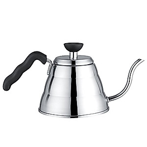 Ikunde Stainless Steel Hand Drip Pot Coffee & Tea Kettle with Gooseneck shaped Spout