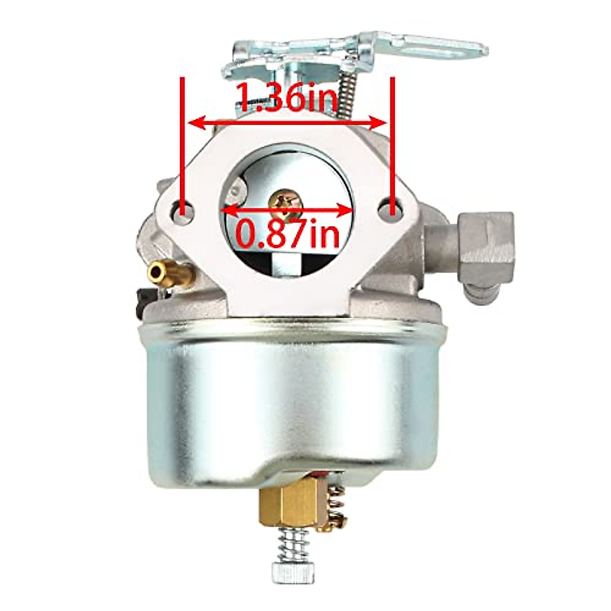 partszen 632113A Carburetor Snowblower with Primer Bulb for Tecumseh 632113A 632113 HS40 HSSK40 Engines for MFG 1427 for Oregon 50-662 Carburetor