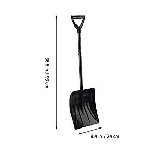 Hemoton Snow Shovel Portable Snow Shovel Snow Shovel Collapsible for Car Garden Camping Gardening Beach Digging Sand Mud Snow Shovel Retractable Snow Shovel Garden Shovel