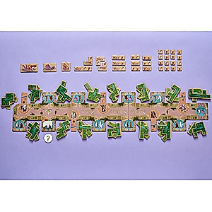 Capstone Games: New York Zoo, Strategy Board Game, Build Your Own Zoo, Easy to Learn, 1 to 5 Players, 60 Minute Play Time, for Ages 10 and Up