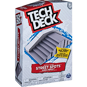 TECH DECK, Build-A-Park Street Spots, Hubba Hideout, Ramps Boards and Bikes, Multicolored