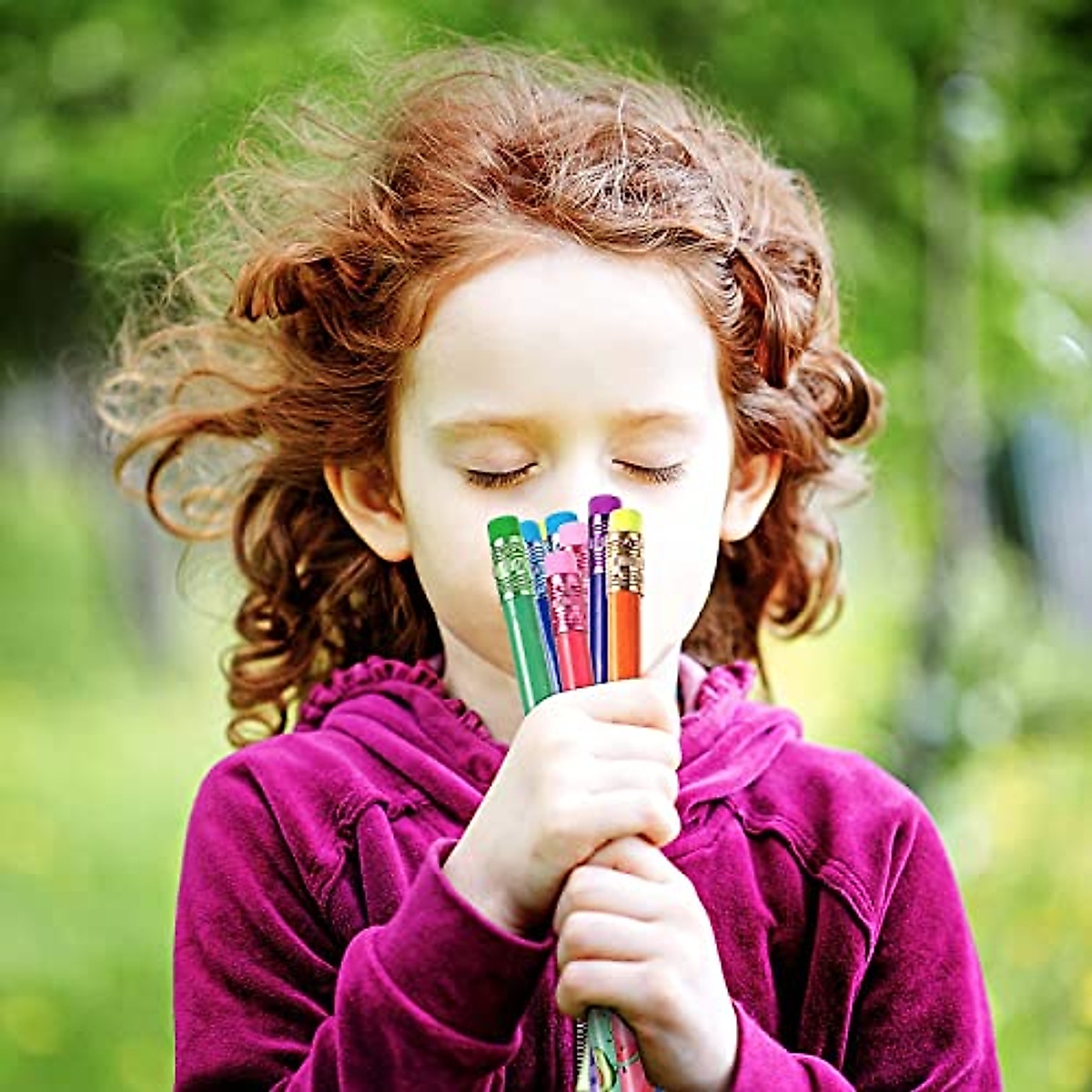 Marspark 40 Pieces Scented Pencils Holiday Pencils Welcome Back to School Pencils Cool HB Pencils for Kids Wood Smelly Pencils with Erasers Birthday Pencils for Students Classroom Reward