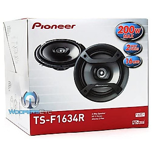 Pioneer TS-F1634R 6.5" 200W 2-Way Speakers