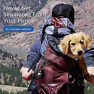 AIRINO - Leather Airtag Holder Airtag Case Airtag Keychain . Excellent Air tag Accessories for Apple airtag (Red)