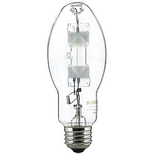 Sunlite 03655-SU MH175/U/MED M57 Metal Halide Lamp, 175 Watts, Probe Start, Medium Base (E26), ED17, 10,000 Hours Life, 14000 Lumen, Clear Finish, 4000K