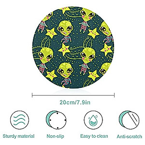 Alien Stars Cutting Board Tempered Glass Chopping Board for Kitchen Hotel