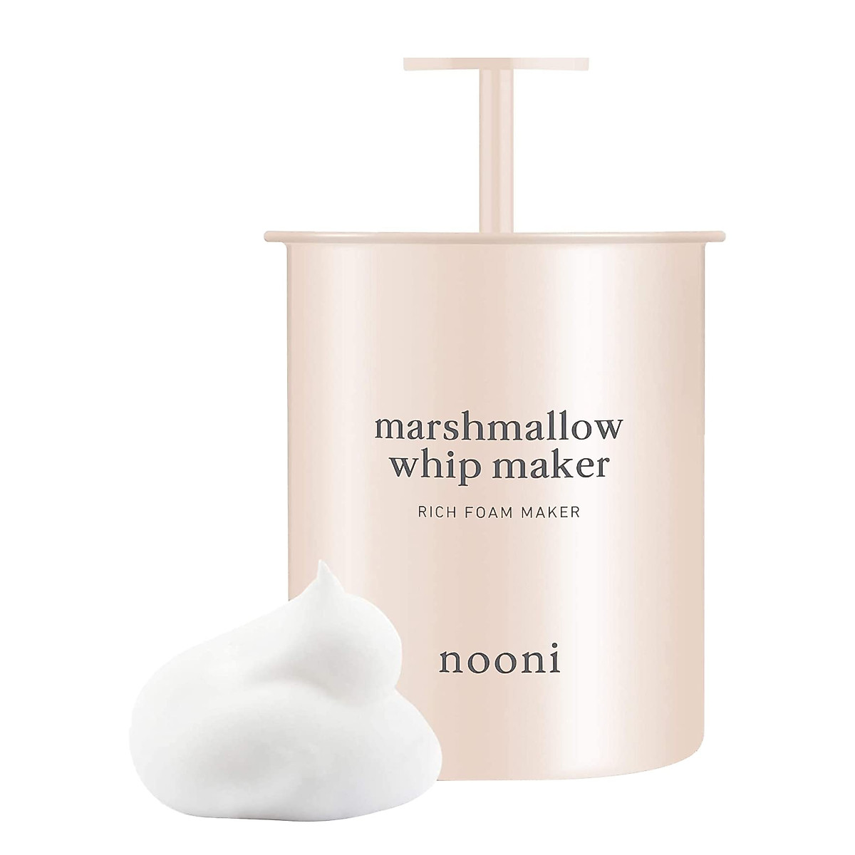 NOONI Facial Cleansing Tool - Marshmallow Whip Maker | Gentle Deep Cleanser For Skincare, Rich Foam Maker For Face Wash, Easy to Use, 1 Count