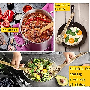 Harry Magic Kitchen Utensils Set Gifts for Mom Women Birthday Gift Cute Magic Wooden Cooking Spoons Set with Apron Oven Mitt Potholder Set Great Christmas Gift