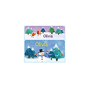 Personalized Stickers for Kids, Snowman - I See Me!