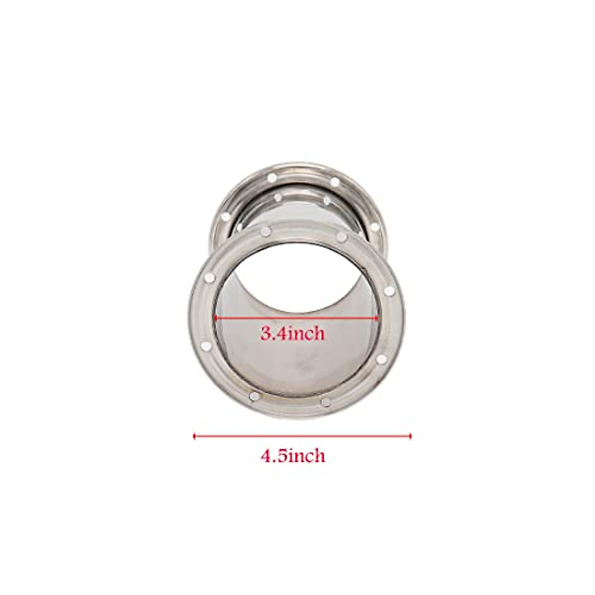 Stainless Steel Time Capsule Waterproof Lock Container Storage Future Gift 7.6"