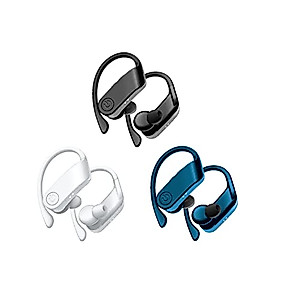 COBY True Wireless Sport Earbuds 15 Hours, Charging Case, Playback Controls, Siri and Google Assistant, Auto Bluetooth 5.0 Pairing, for Gym, Running, Workout - Works with iPhone, Android, iPad (Black)
