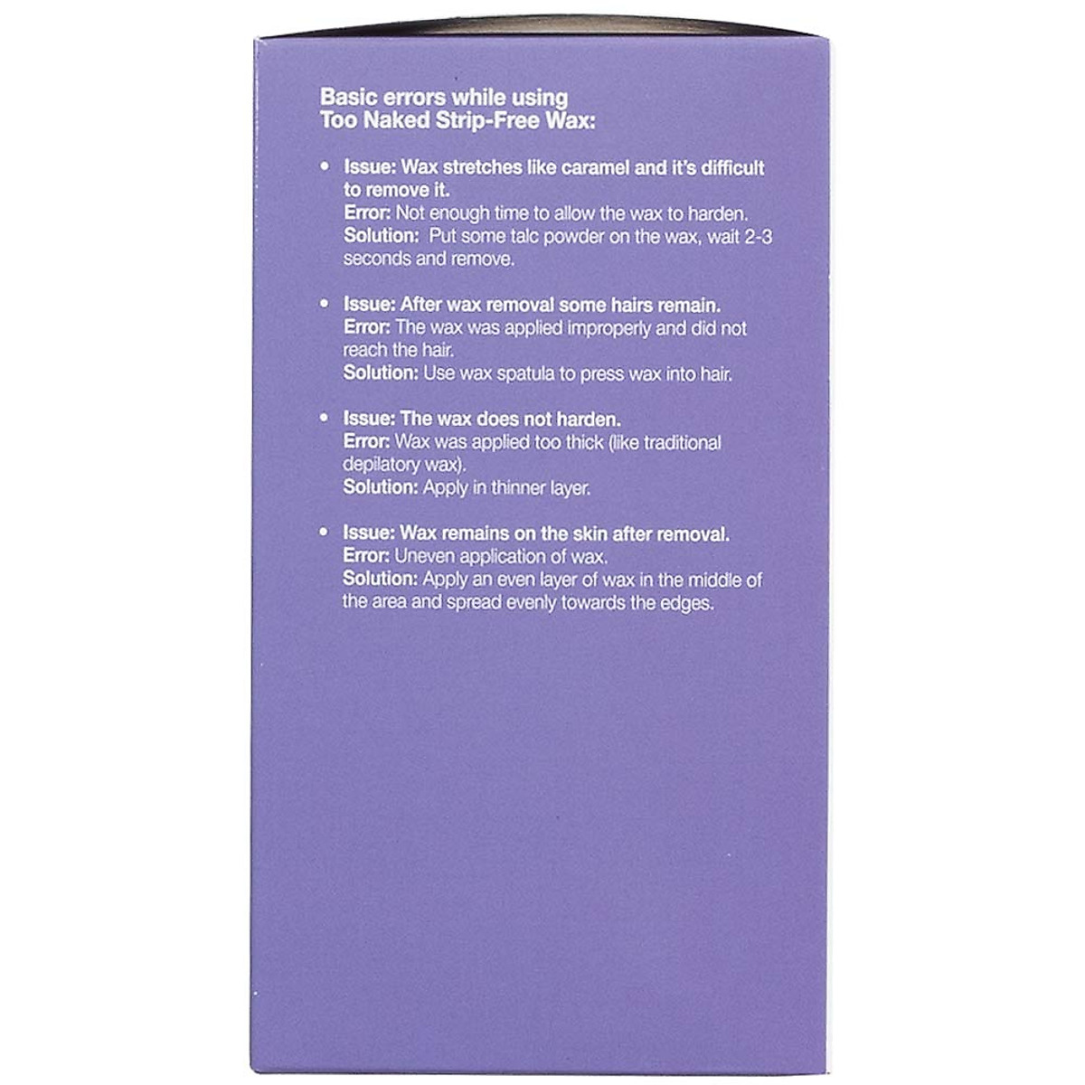 Too Naked Serenity Spa Lavender Strip-Free Wax Beads, Hair Removing Depilatory Wax size 28.8 Ounces