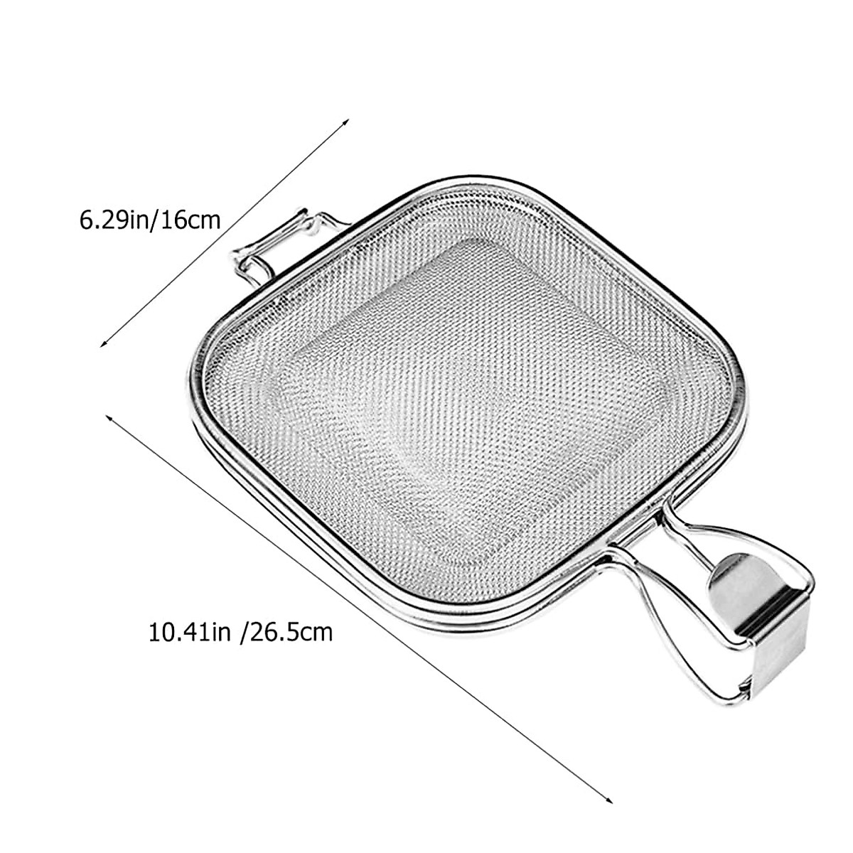 UPKOCH Barbeque Grill Accessories Sandwich Maker Roasting Baking Grill: Non- Stick Sandwich Panini Press Making Basket Bread Grill Tray Crisper Tool