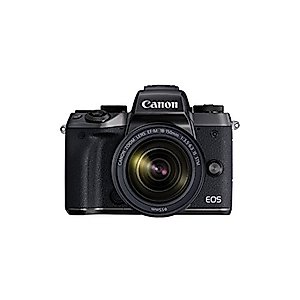 Canon Cameras US EOS M5 EF-M 18-150 STM KIT 24.2 Digital SLR Camera with 3.2" LCD, Black