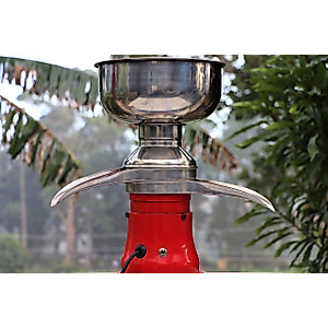 Minneer Electric Milk Cream Centrifugal Separator Plug 21Gal/H 80L/H 110V USA/Canada Make Cream Butter Milkshake Separator for Goats Cows Milk All Metal Parts