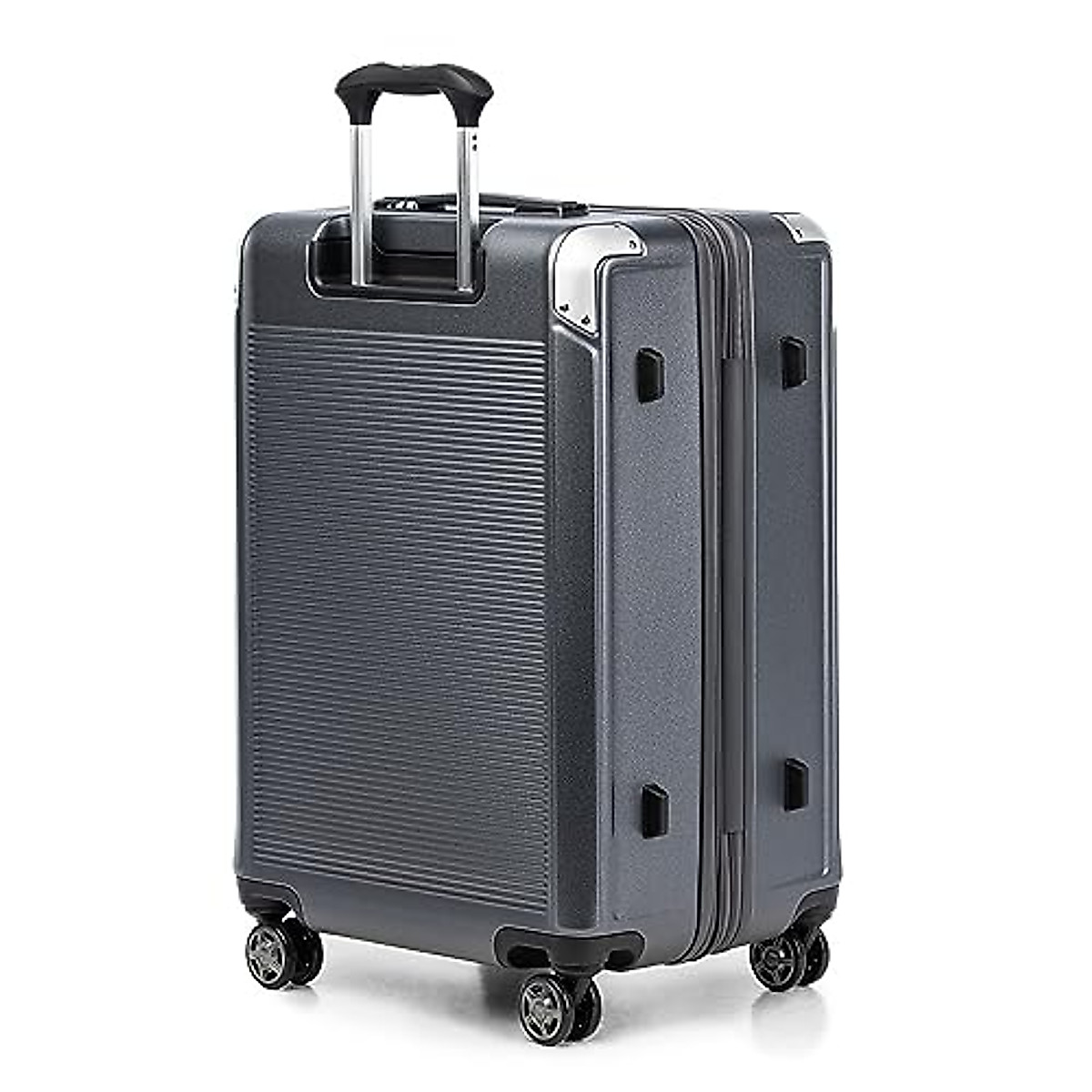 Travelpro Platinum Elite Hardside Expandable Spinner Wheel Luggage TSA Lock Hard Shell Polycarbonate Suitcase, Vintage Grey, Checked Medium 25-Inch